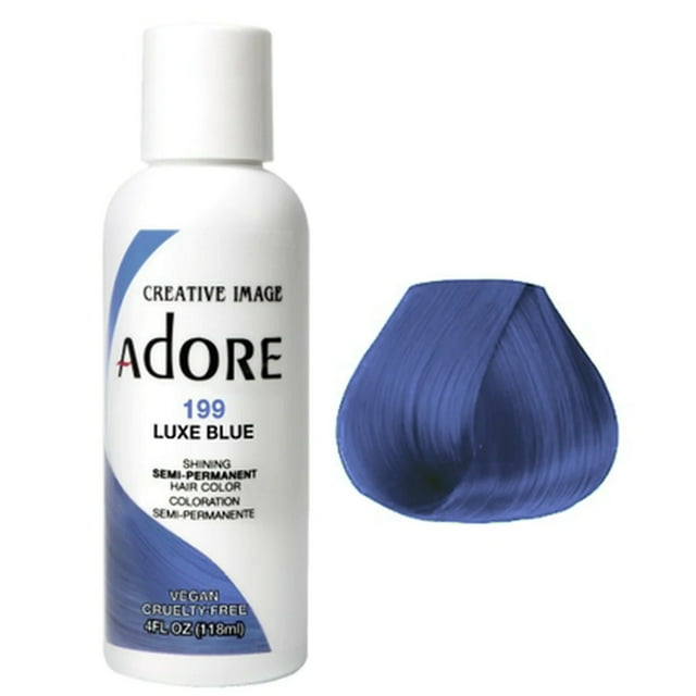 Adore Semi Permanent Hair Color 199 Luxe Blue 4oz