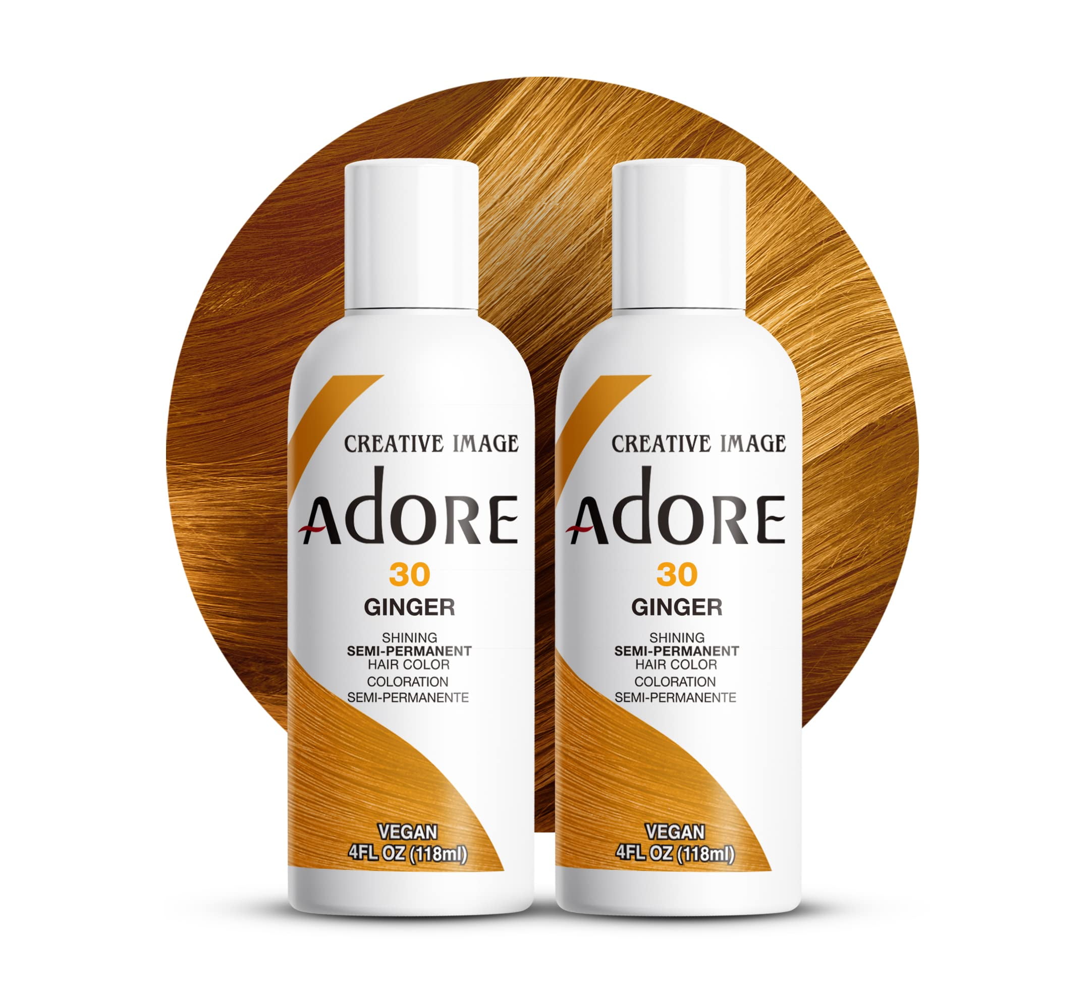 Adore Semi Permanent Hair Color - Vegan and Cruelty-Free Hair Dye - 4 ...