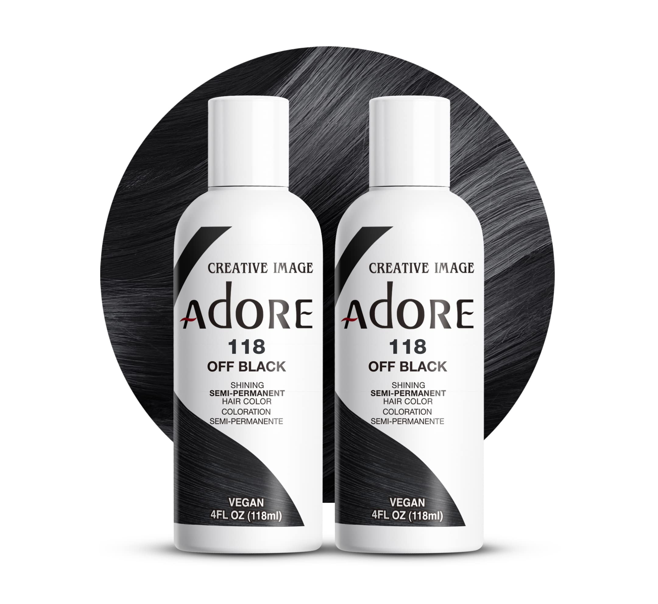 Adore Semi Permanent Hair Color - Vegan and Cruelty-Free Hair Dye - 4 ...