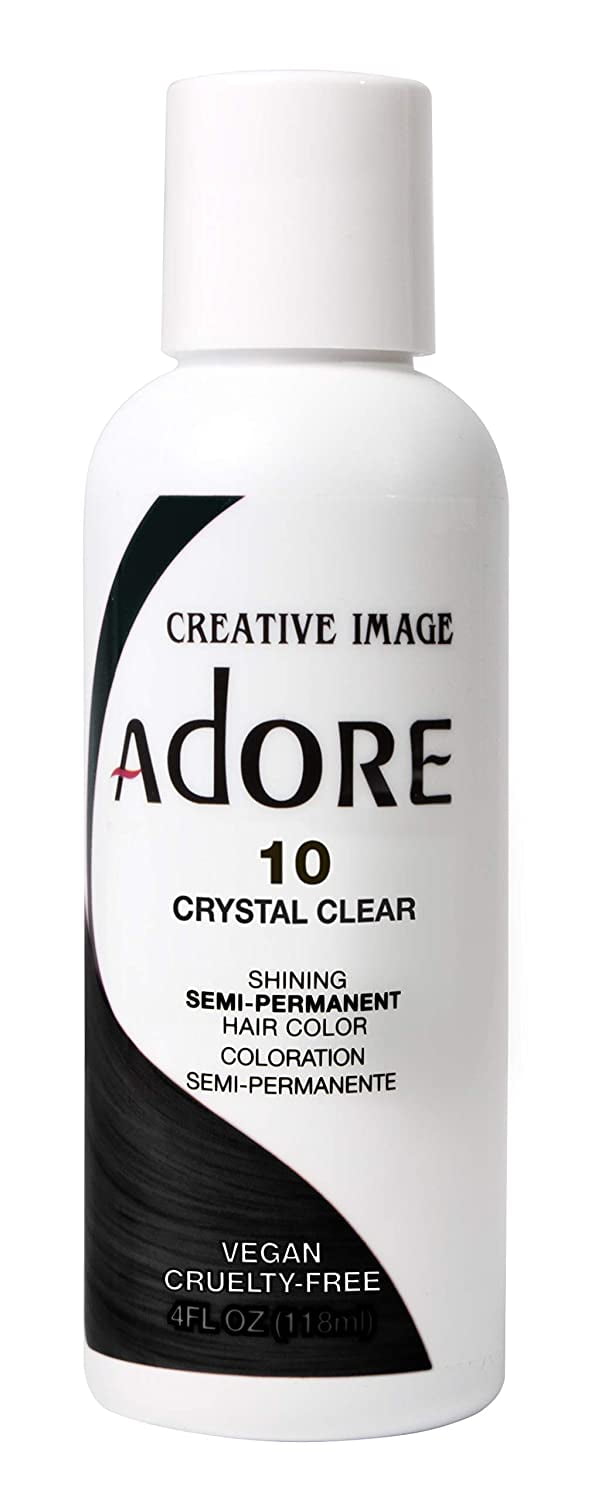 Adore Semi-Permanent Hair Color, Crystal Clear, 4 oz - Walmart.com