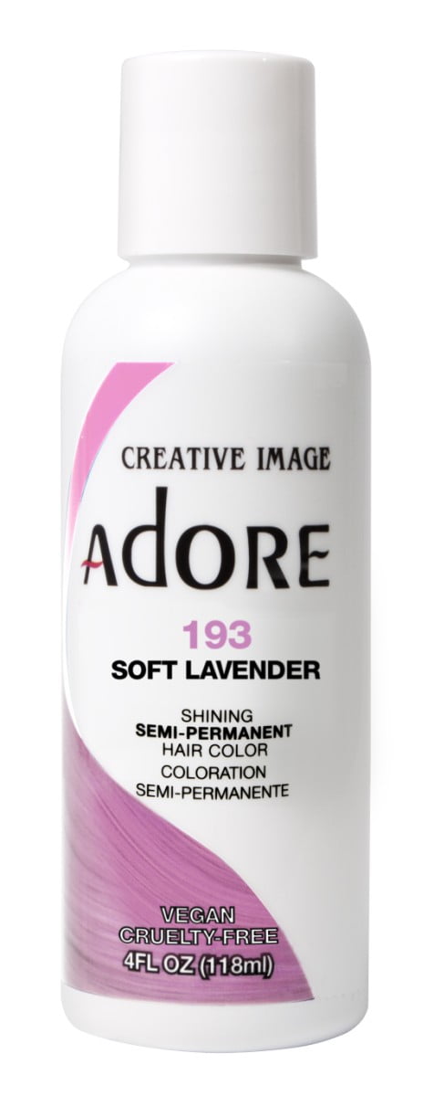 Adore Semi-Permanent Haircolor #193 Soft Lavender 4oz (Pack of 2 ...