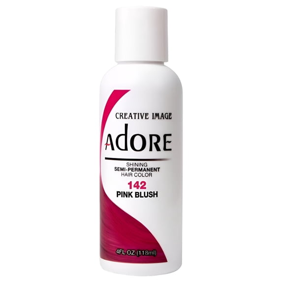 ADORE, Semi Permanent Hair Color, 142 Pink Blush, Vivid Shine - Walmart.com