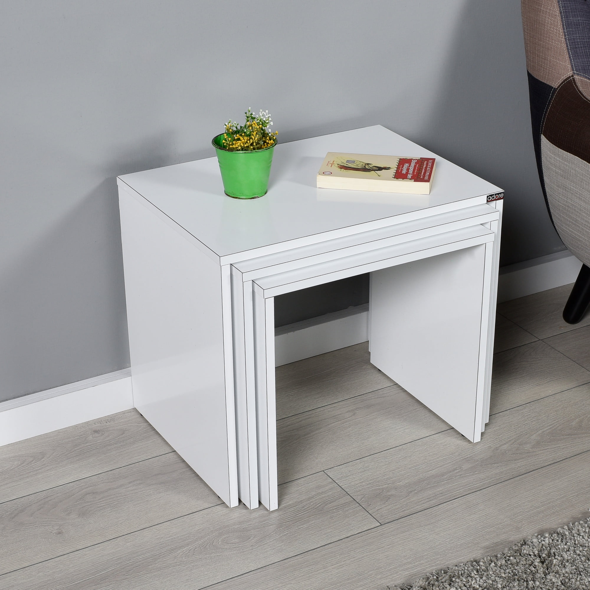 Adore - Yokki - White Coffee Table - Walmart.com
