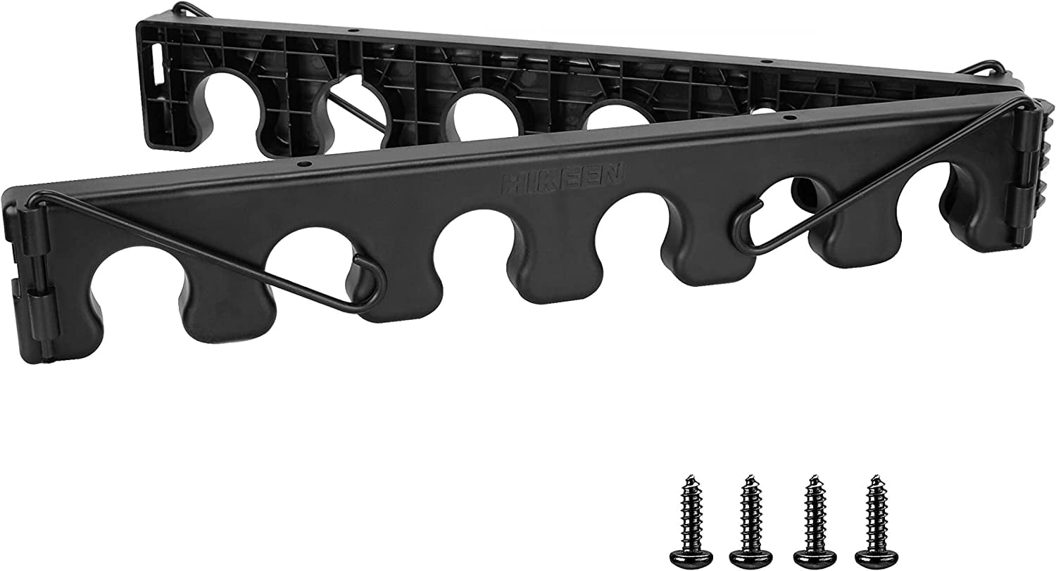 Wall Mount Baseball Bat Rack Dugout Organizer, Foldable Bat Holder for ...