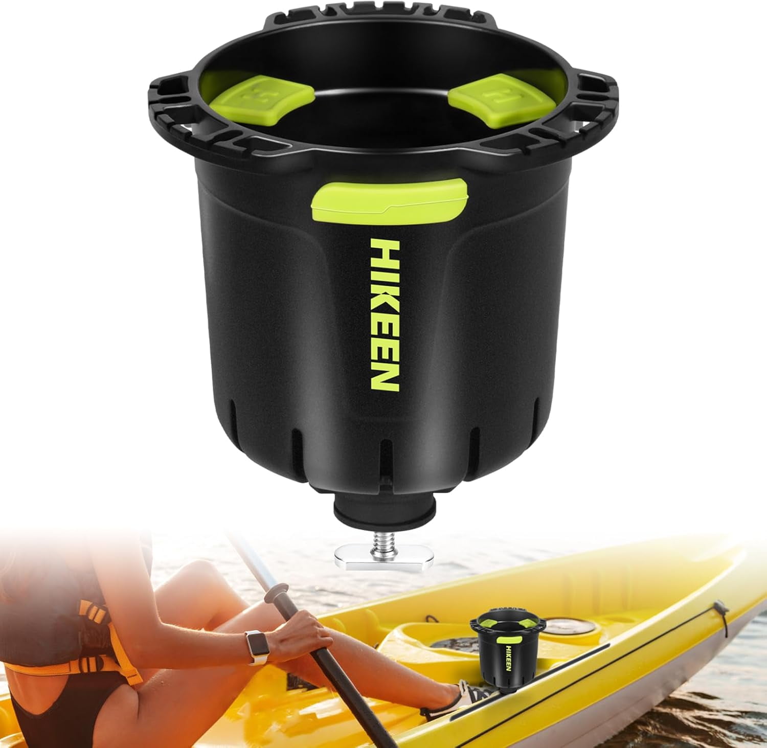 Adoreal Kayak Cup Holder with Rubber Tab, Multi-Functional Cup Holder ...