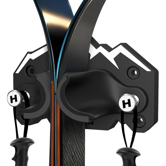 Adoreal Ski & Snowboard Wall Mount,Fits Any Ski or Snowboard, Ski Wall ...