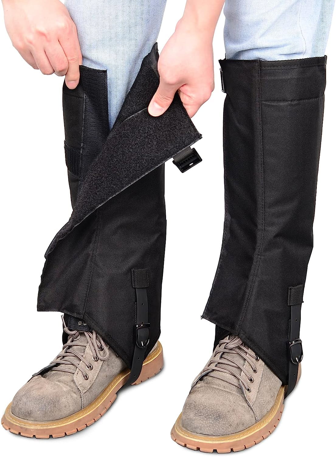 Adoreal Breathable Snake Leg Gaiters, Waterproof Snow Boot Gaiters ...