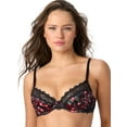 Adored by Adore Me Stretch Satin and Lace Lightly Padded Lizzie T-Shirt Bra, Sizes 36B-40DD ...