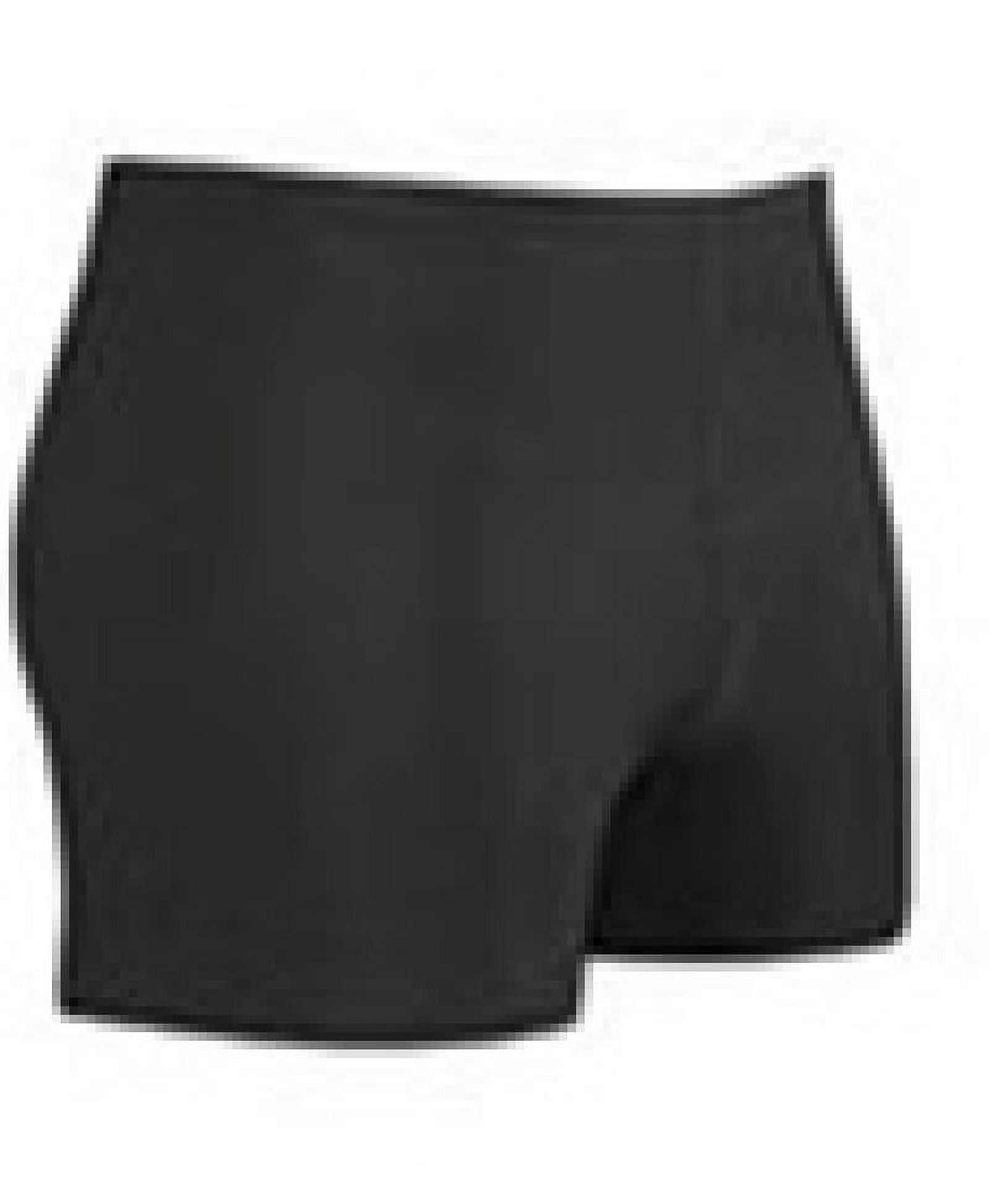 Adoretex Men's Solid Square Leg Short Swimsuit (MS001) - Black - 34 ...