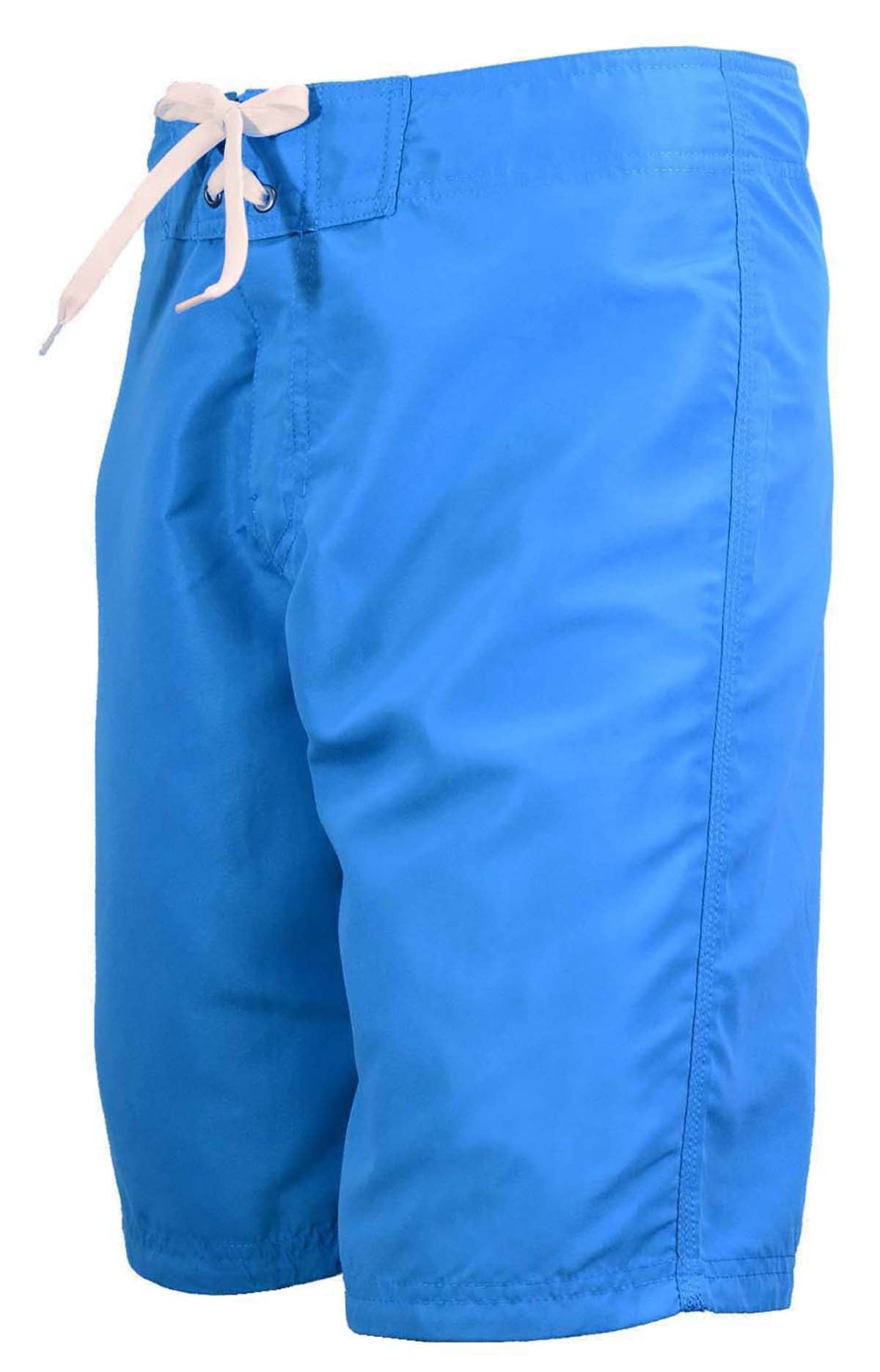 Adoretex Men's Solid Swim Trunk (M0008)-Aqua-38 - Walmart Business Supplies