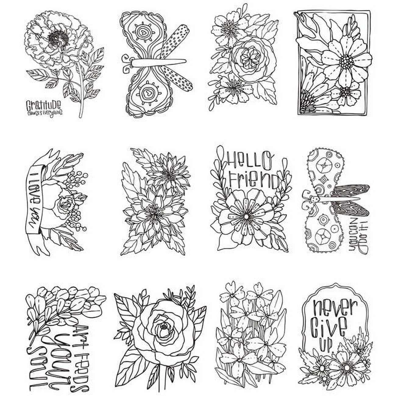 Adorn-It ARTPMCB-81042 Hello Friend - Art Play Min Coloring Book ...