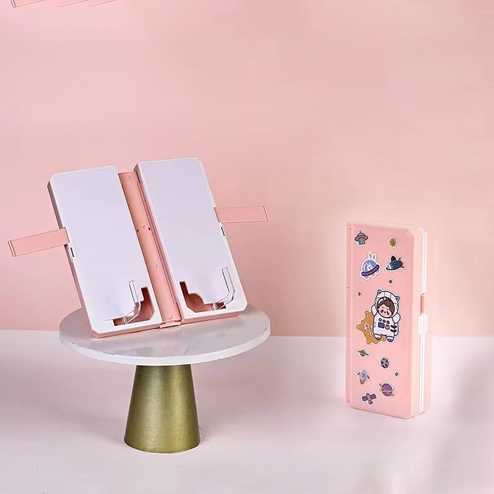 Adoug! Pencil Case Foldable Reading Bookshelf Pen Case Portable Simple ...