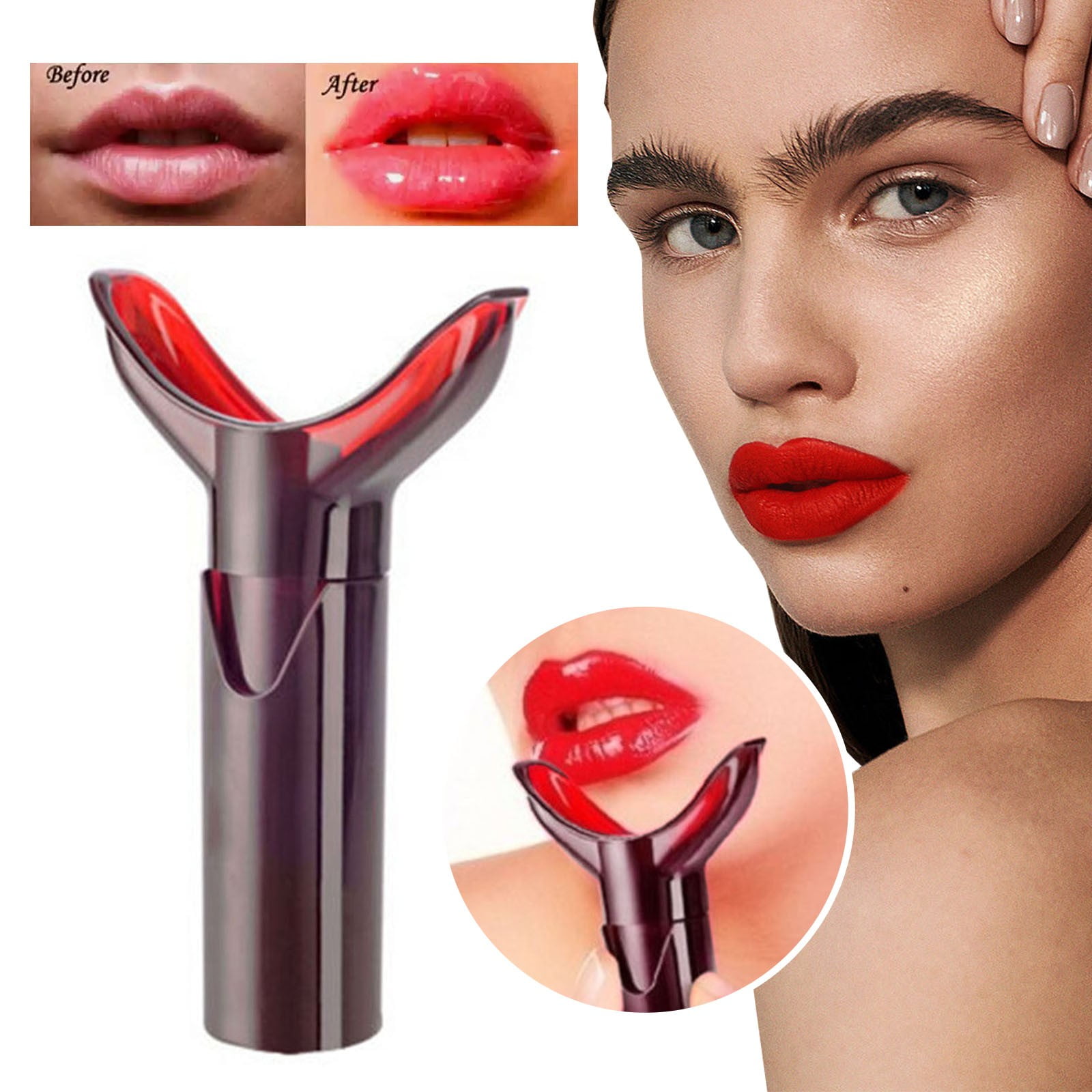 Adpan Beauty Tools Lip Plumper Device Portable Lips Enhancer Lip Vacuum