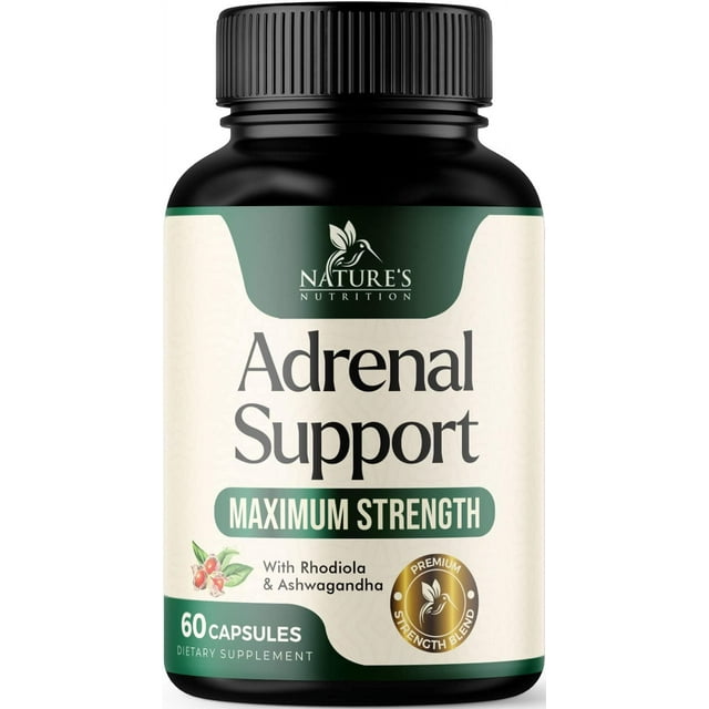 Adrenal & Cortisol Support with Ashwagandha, Herbs & Nutrients - Stress ...