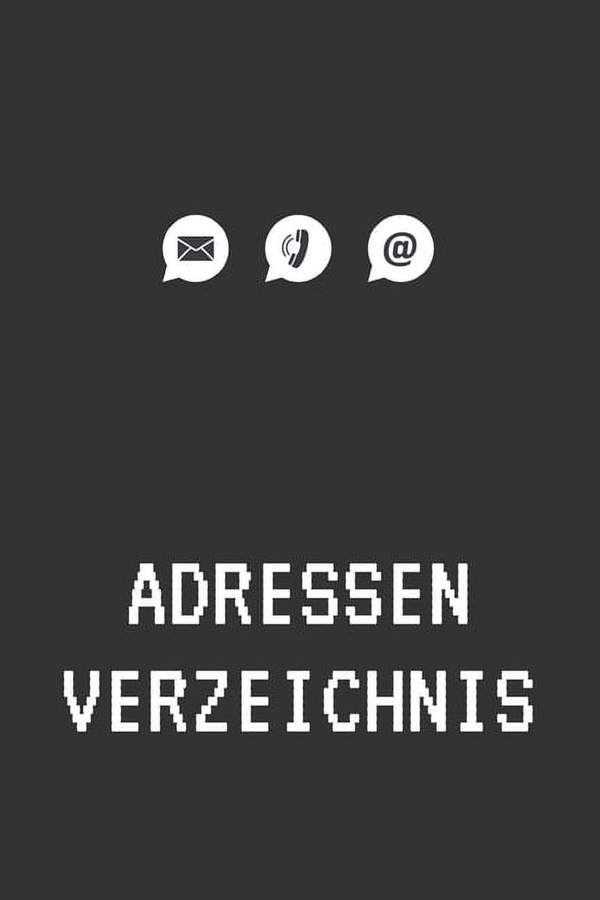 Adressenverzeichnis: Adressbuch für Kontakte und Telefonnummern ...
