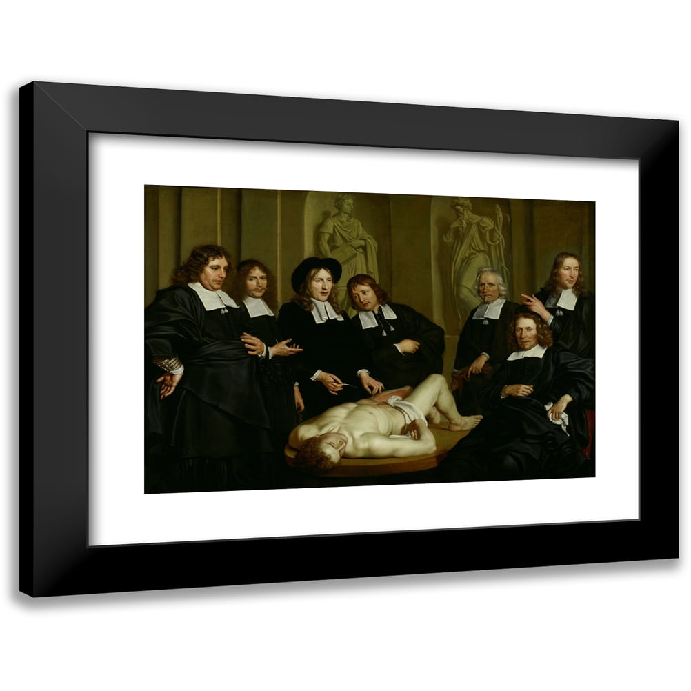 Adriaen Backer 24x18 Black Modern Framed Museum Art Print Titled ...