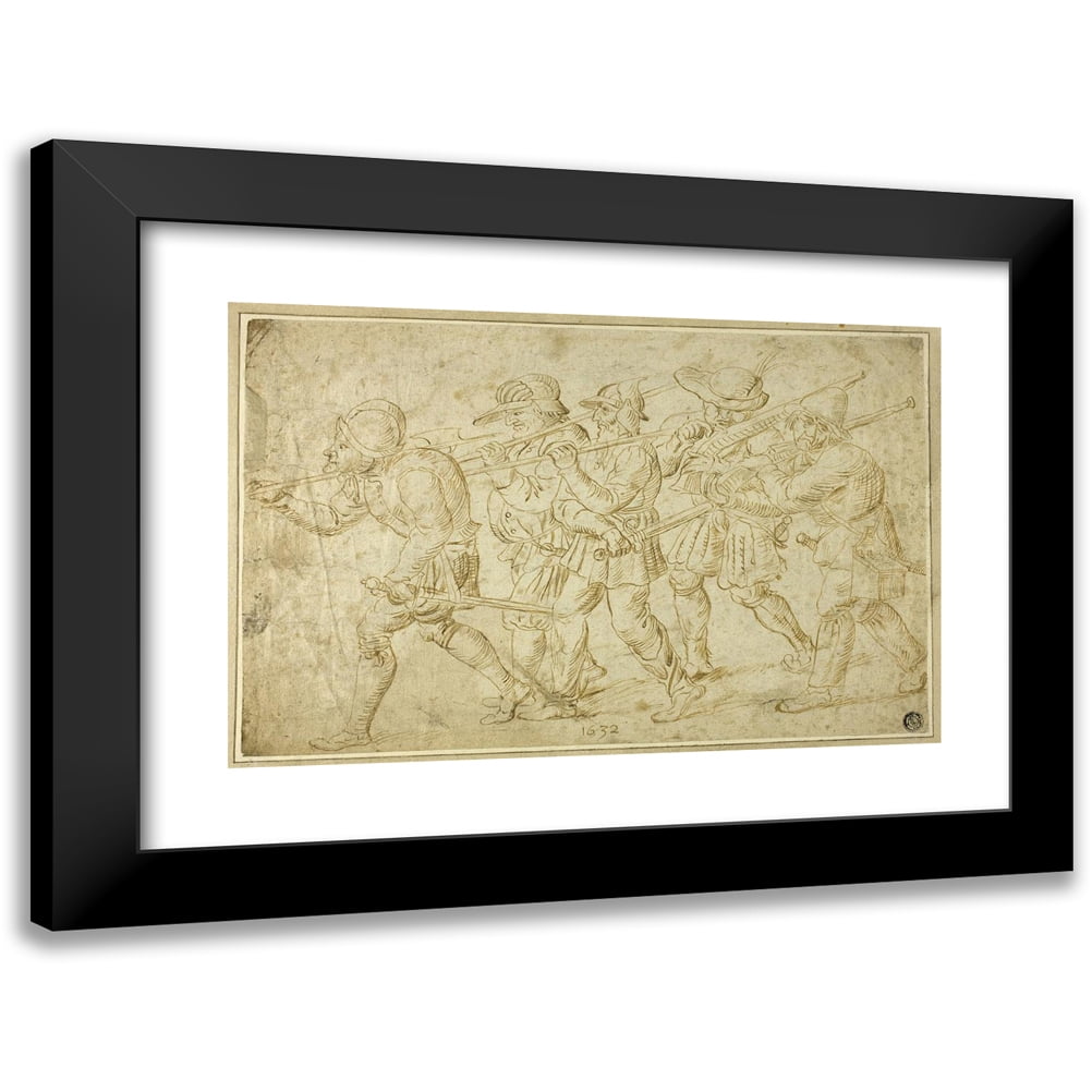 Adriaen Brouwer 14x11 Black Modern Framed Museum Art Print Titled ...