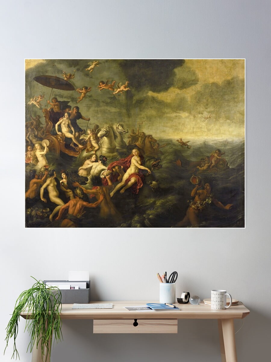 Adriaen Van Nieulandt (I) - Galatea And Acis, 1651 Poster Wall Art ...