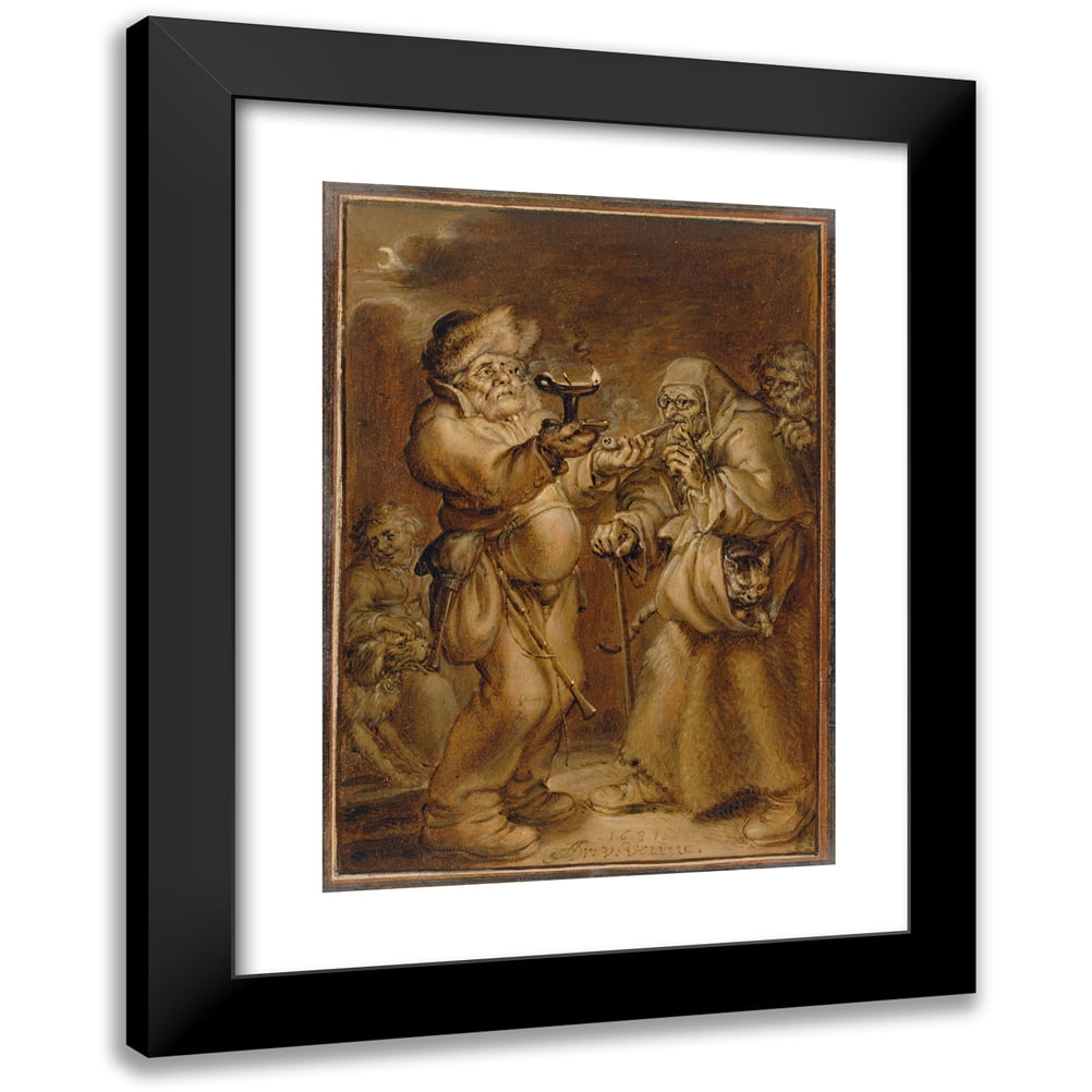 Adriaen van de Venne 11x14 Black Modern Framed Museum Art Print Titled ...