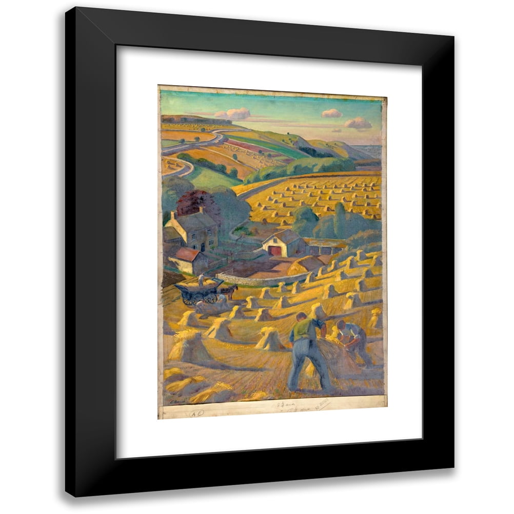 Adrian Allinson 17x24 Black Modern Framed Museum Art Print Titled ...