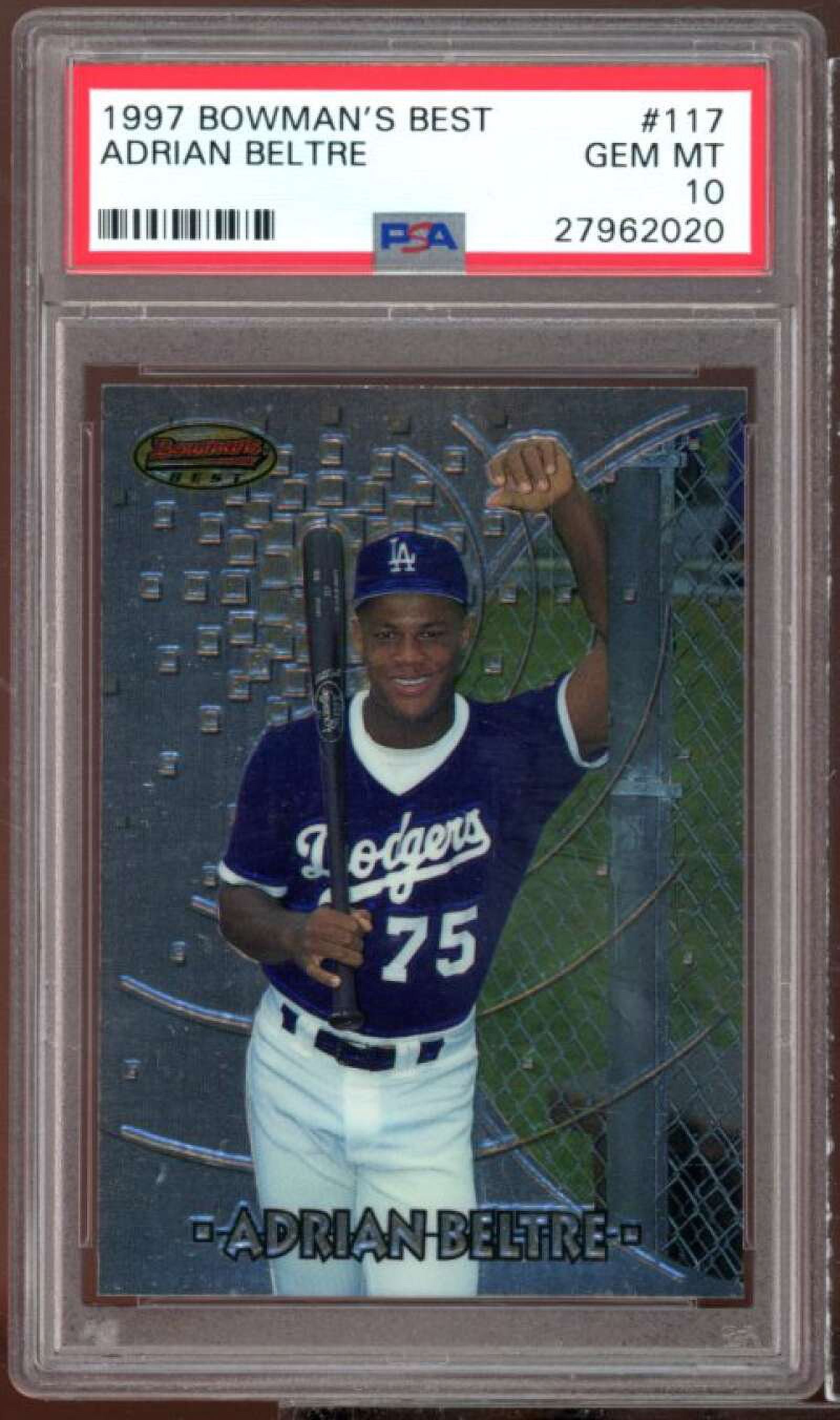 Adrian Beltre Rookie Bowman Trading Card for Display - Walmart Business ...