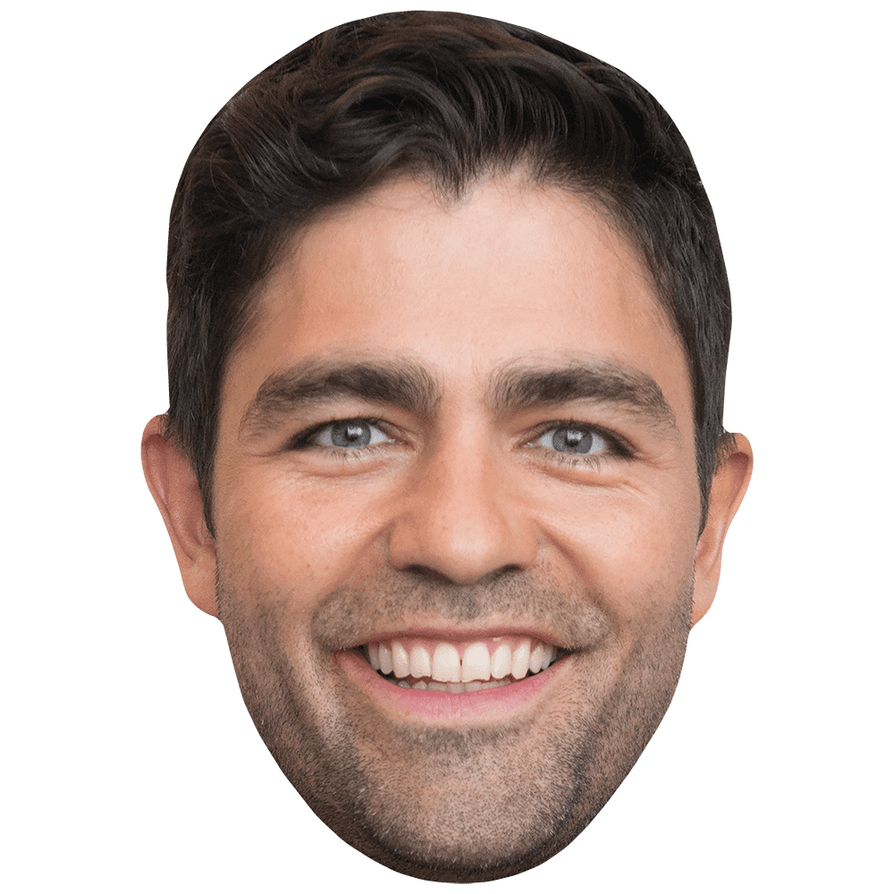 Adrian Grenier (Smile) Celebrity Mask, Flat Card Face, Fancy Dress Mask ...
