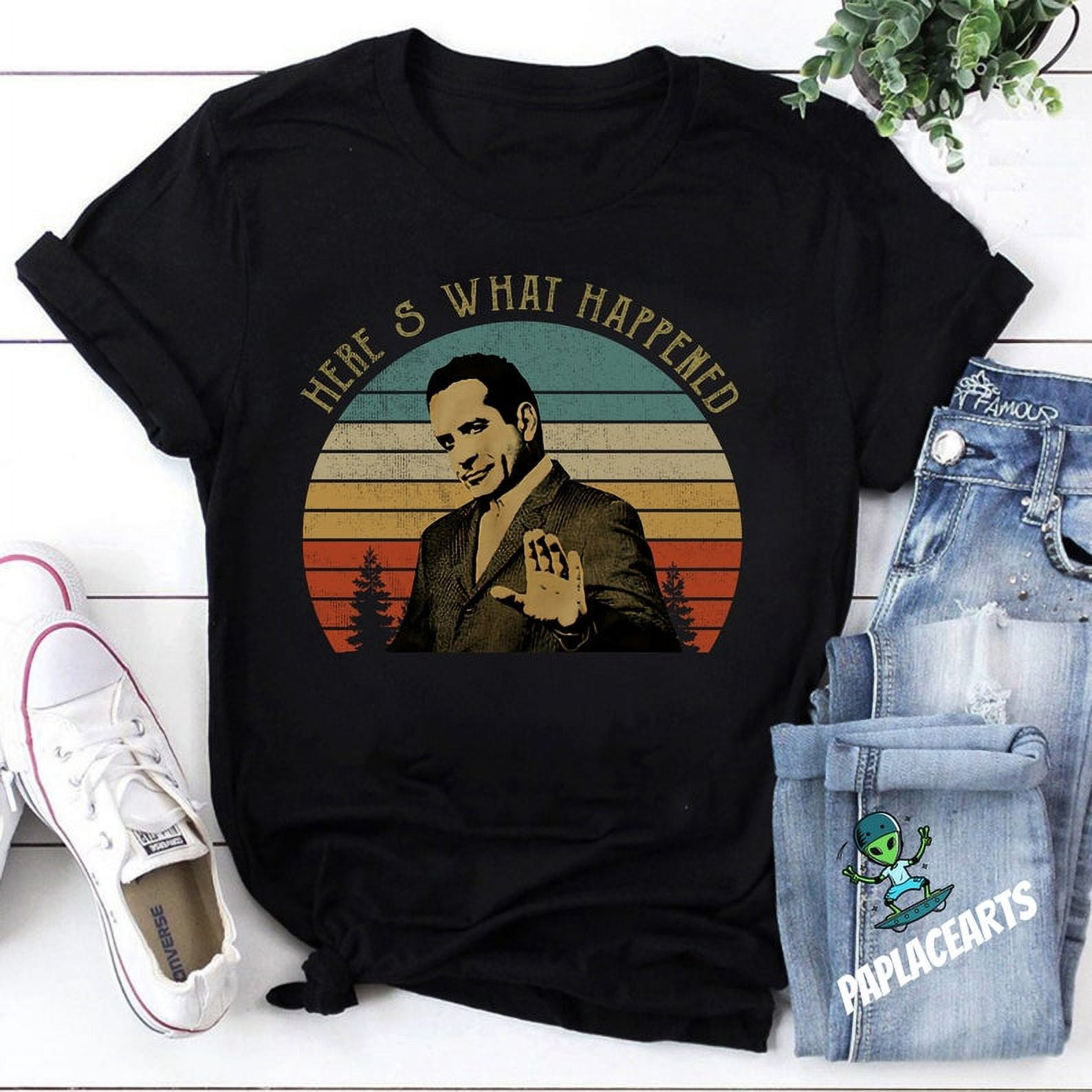 Adrian Monk T-Shirt, Here What Happened Shirt, Monk TV Show Unisex ...