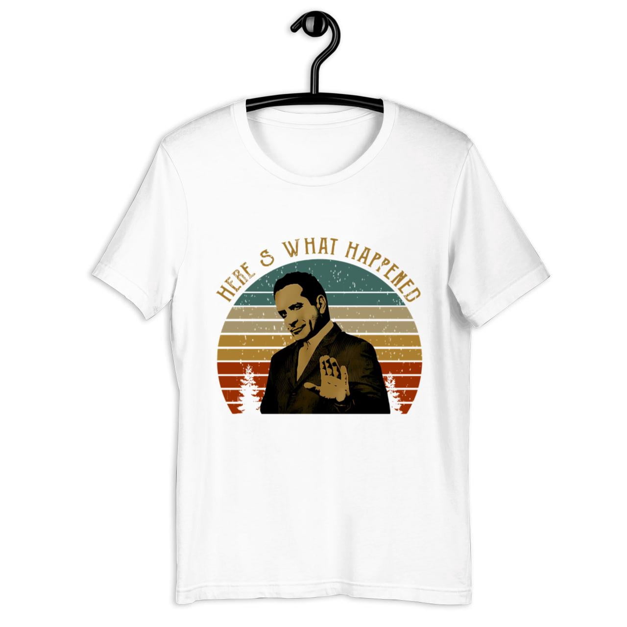 Adrian Monk T-Shirt, Heres What Happened Shirt, Monk TV Show Unisex T ...