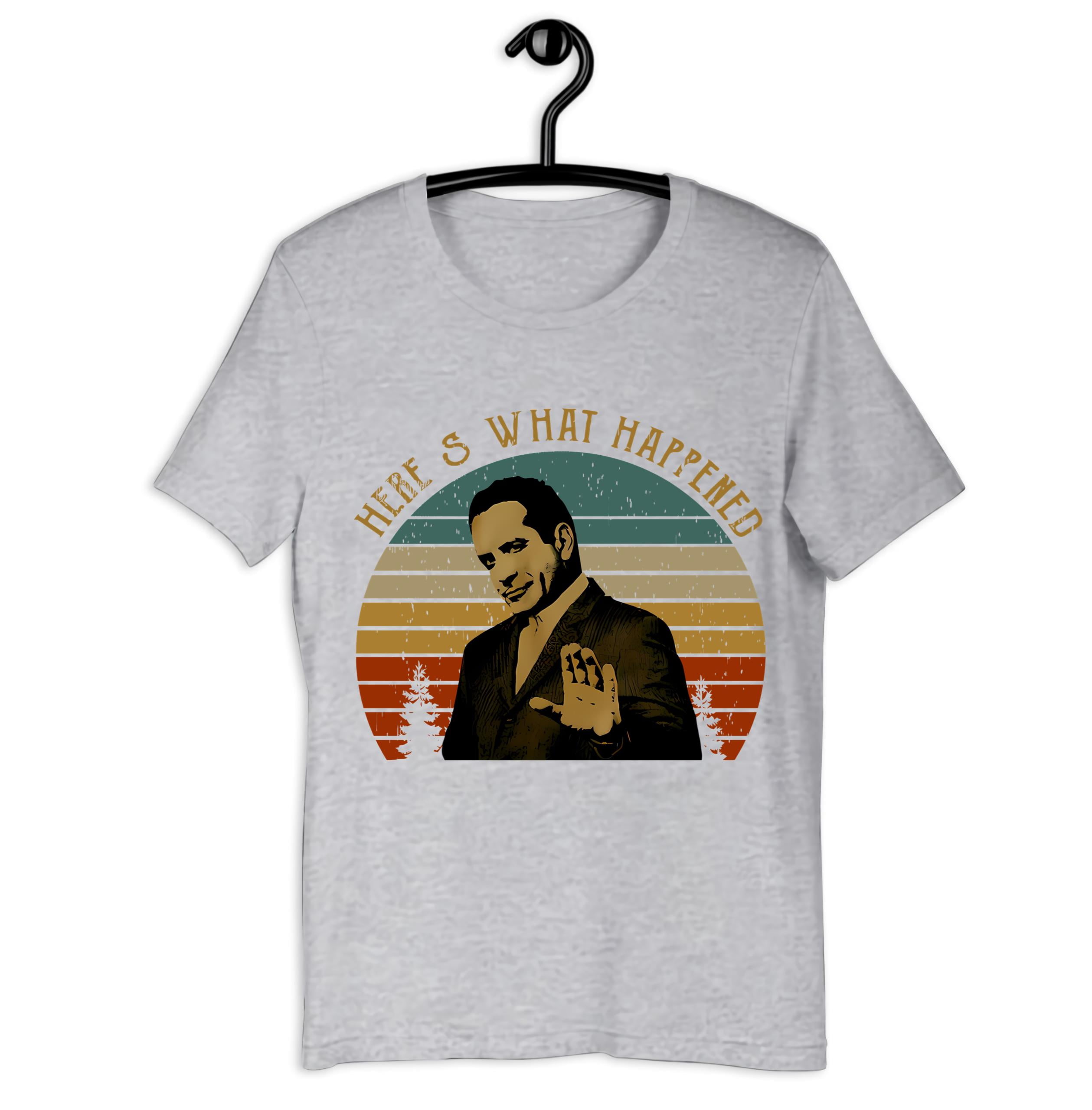 Adrian Monk T-Shirt, Heres What Happened Shirt, Monk TV Show Unisex T ...