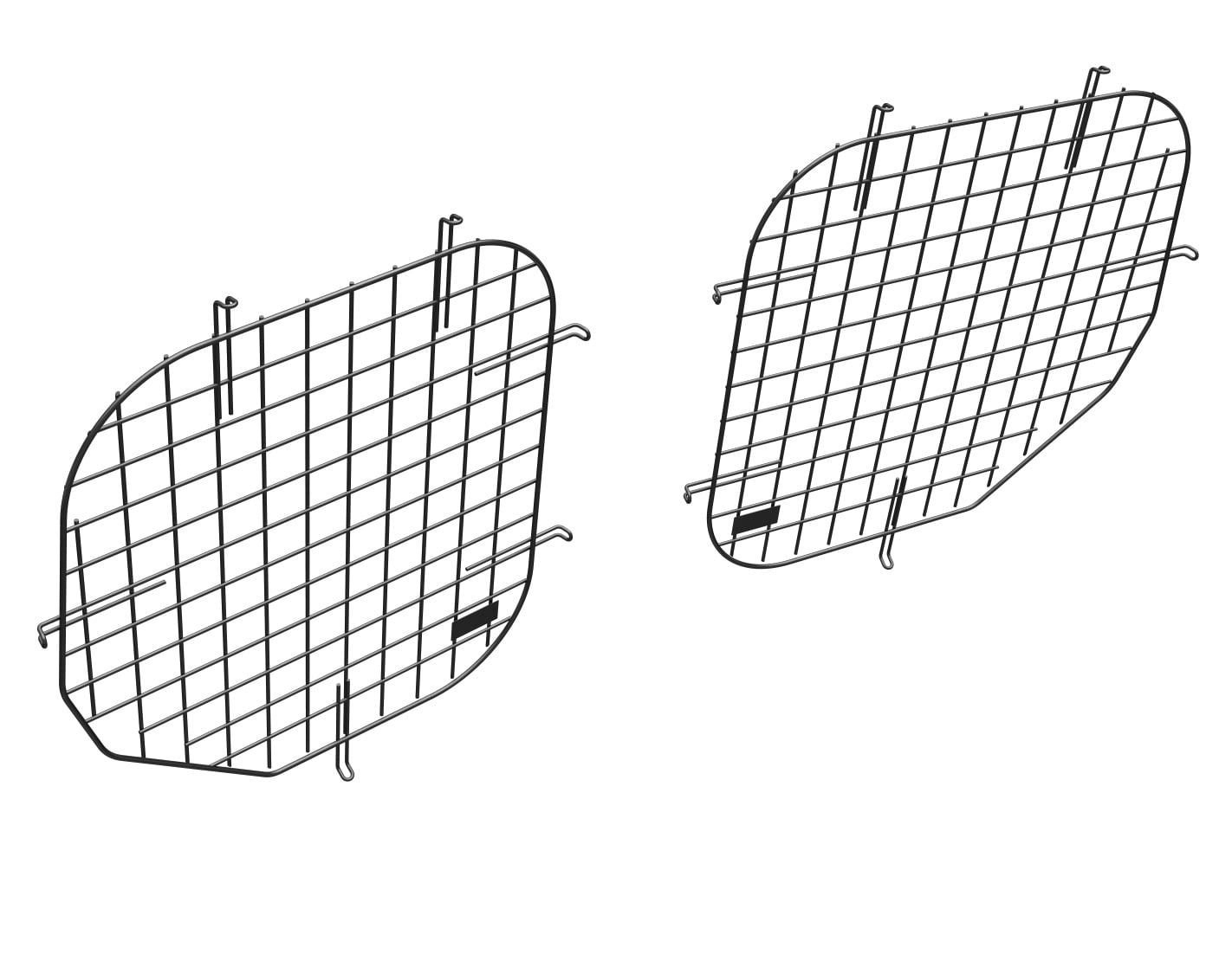 Adrian Steel 60-TC14RB, Rear Doors Security Screen Kit - Walmart.com