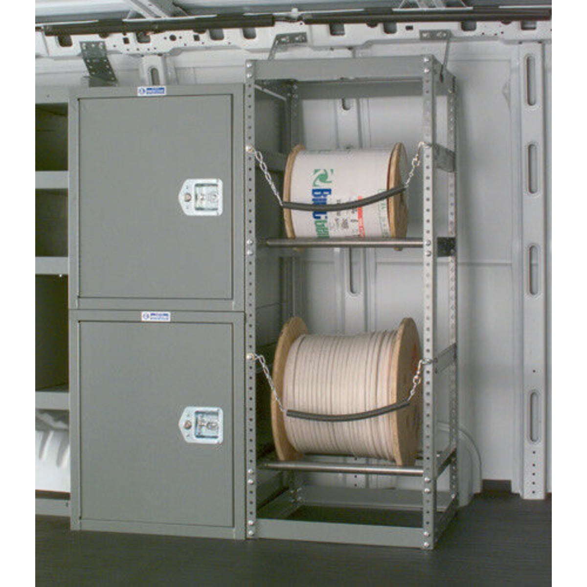 Adrian Steel KDRH2, Cable Reel Holder, 18" W x 46" H x 18" D - Walmart.com