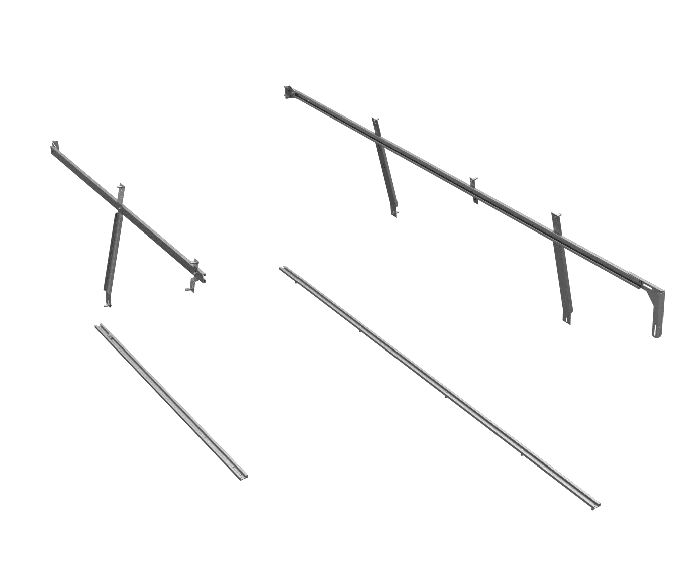Adrian Steel RK148FTS, Mounting Rail Kit for Low Roof Ford Transit ...