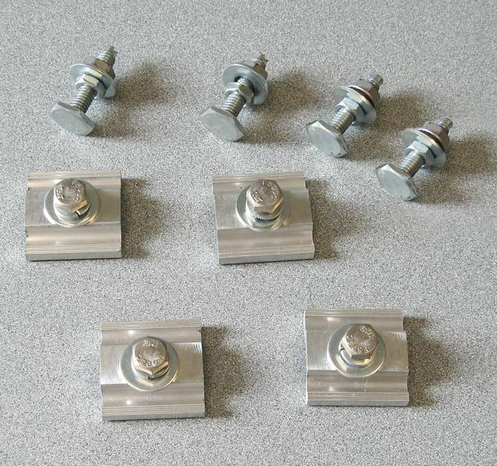 Adrian Steel RKA4, Mounting Rail Adapter Kit (4-Piece, w/ 4 Leveling ...