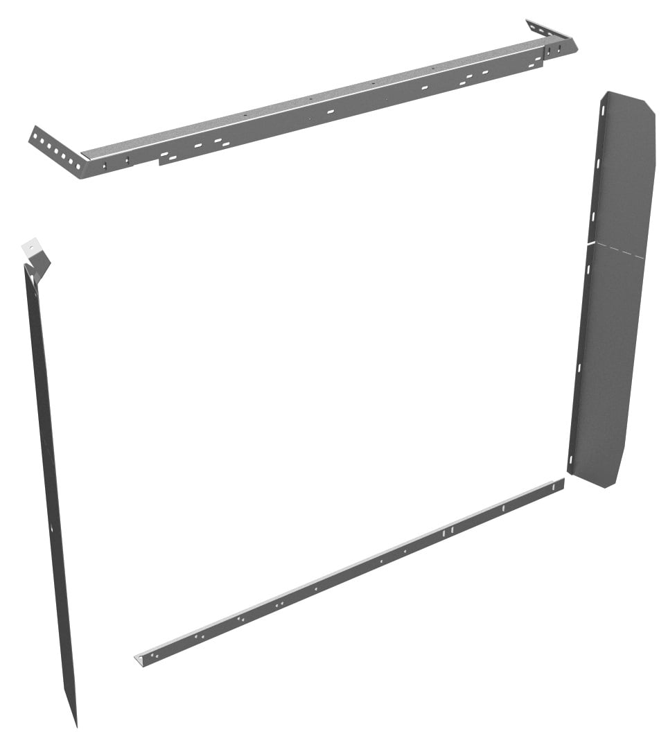 Adrian Steel WKC1FSVGM, Steel Partition Mounting Kit - Walmart.com