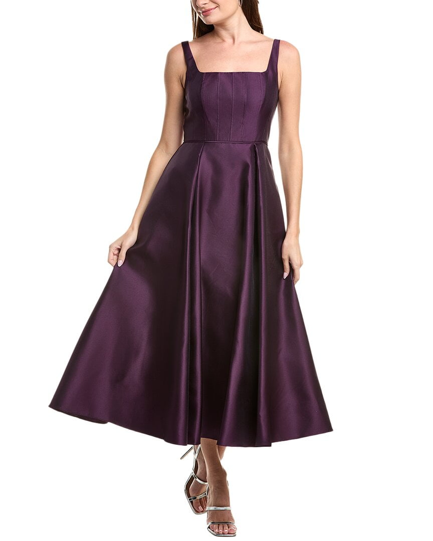 Adrianna Papell womens Mikado Ankle Dress, 16, Purple - Walmart.com