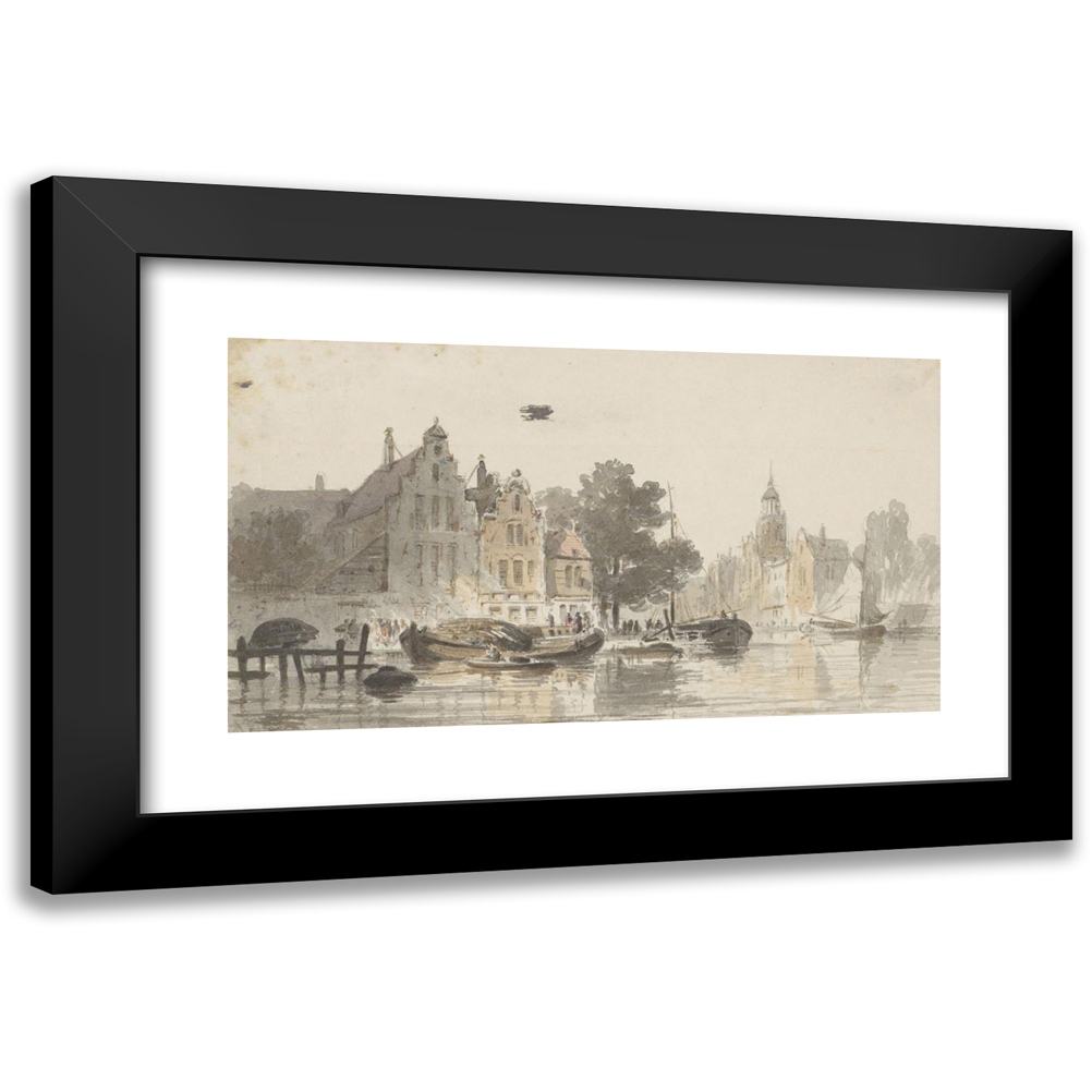 Adrianus Eversen 18x12 Black Modern Framed Museum Art Print Titled ...