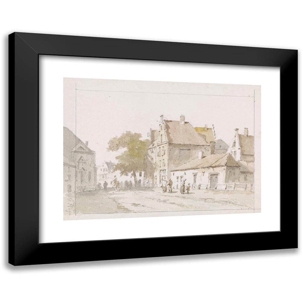 Adrianus Eversen 18x14 Black Modern Framed Museum Art Print Titled ...