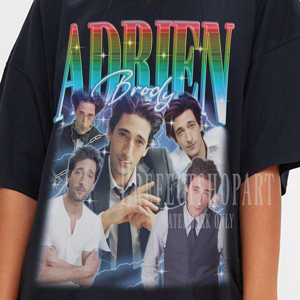 Adrien Brody 90's T-shirt - Adrien Brody Bootleg Tees, Adrien Brody ...