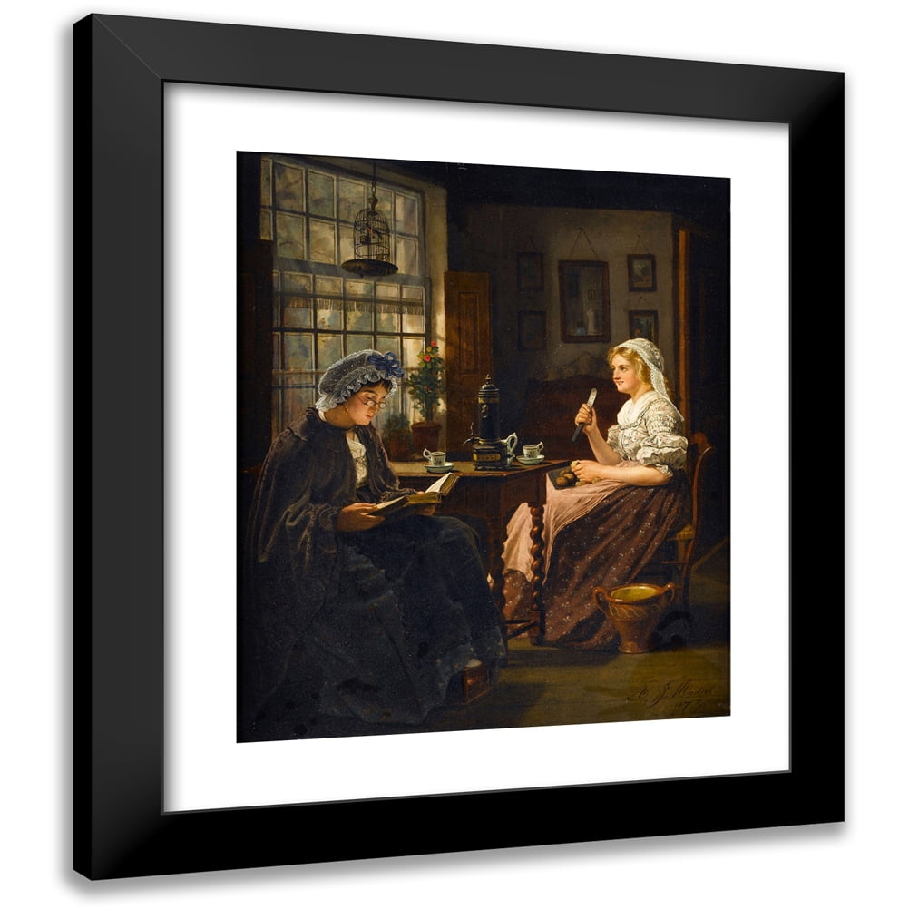 Adrien Jean Madiol 12x14 Black Modern Framed Museum Art Print Titled ...