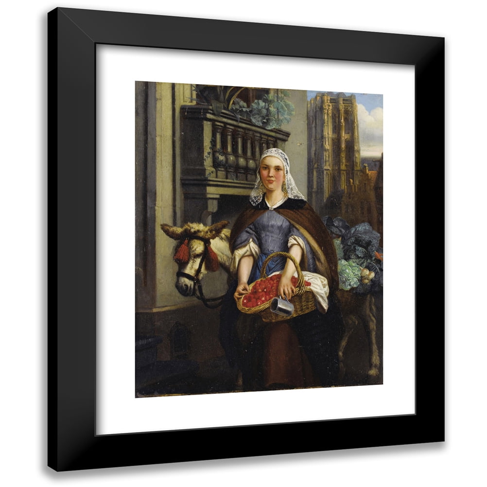 Adrien Joseph Verhoeven-Ball 15x18 Black Modern Framed Museum Art Print ...
