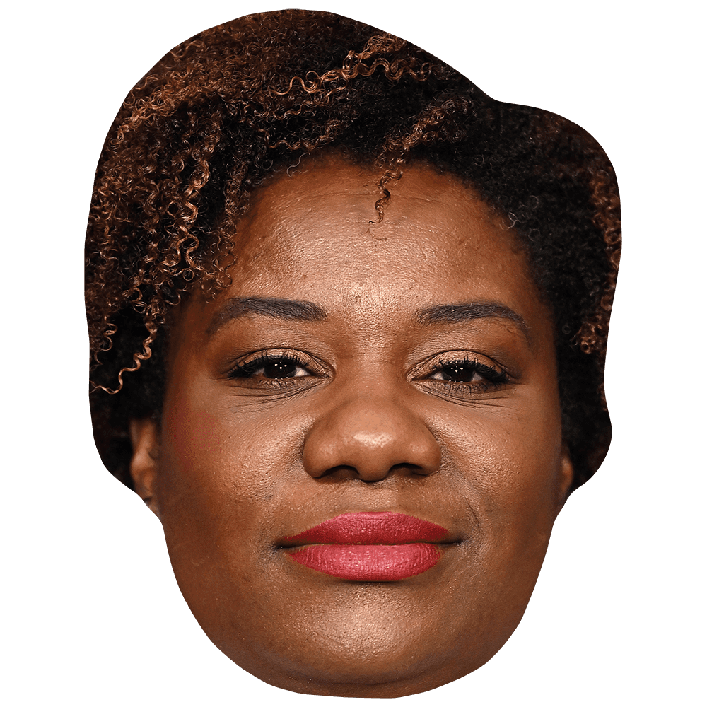 Adrienne C. Moore (Lipstick) Celebrity Mask, Flat Card Face, Fancy ...
