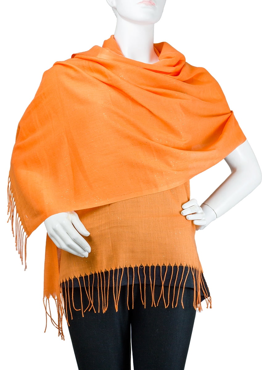 Adrienne Vittadini Adult Women's Lightweight So Soft Shawl with Fringes ...