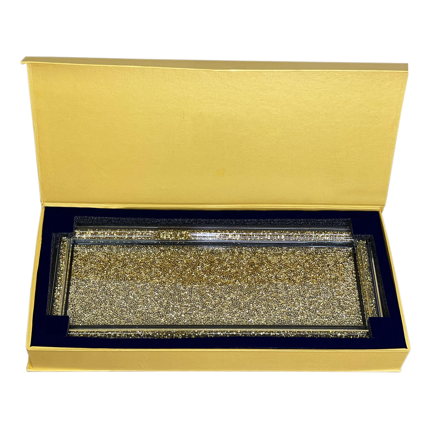 Adrinfly Ambrose Exquisite Large Glass Tray in Gift Box - Walmart.com