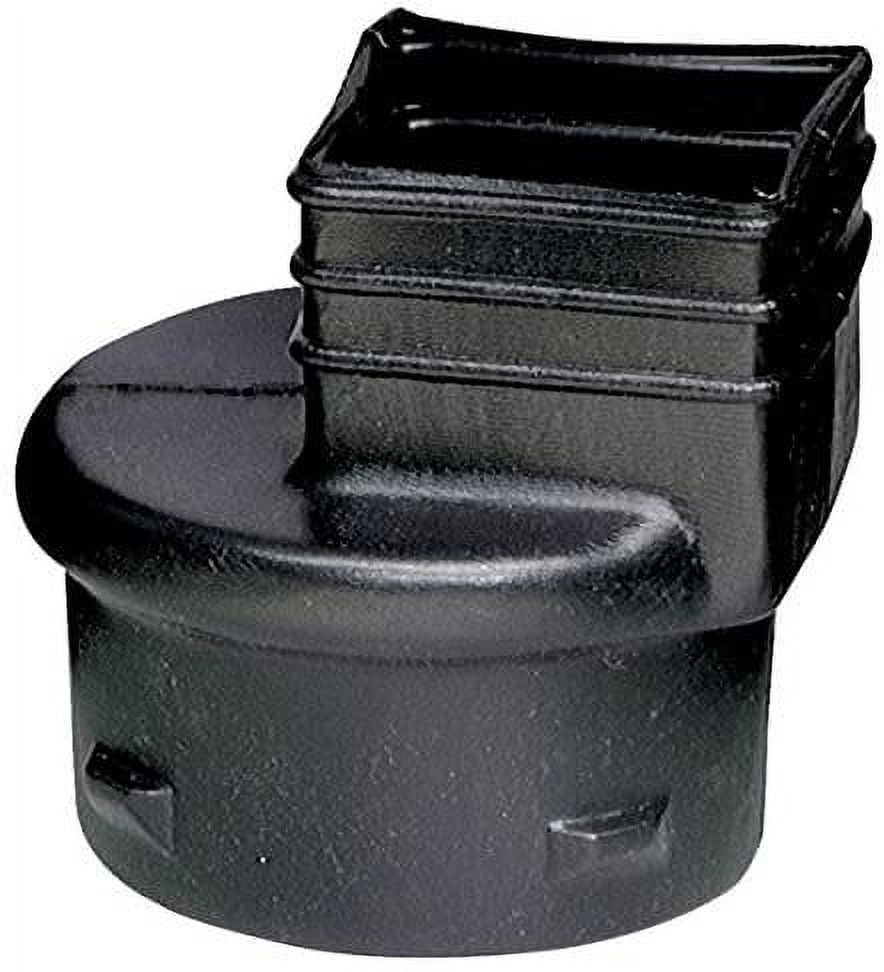 Ads Downspout Adapter 3 " X 4-1/4 " Polyethylene - Walmart.com