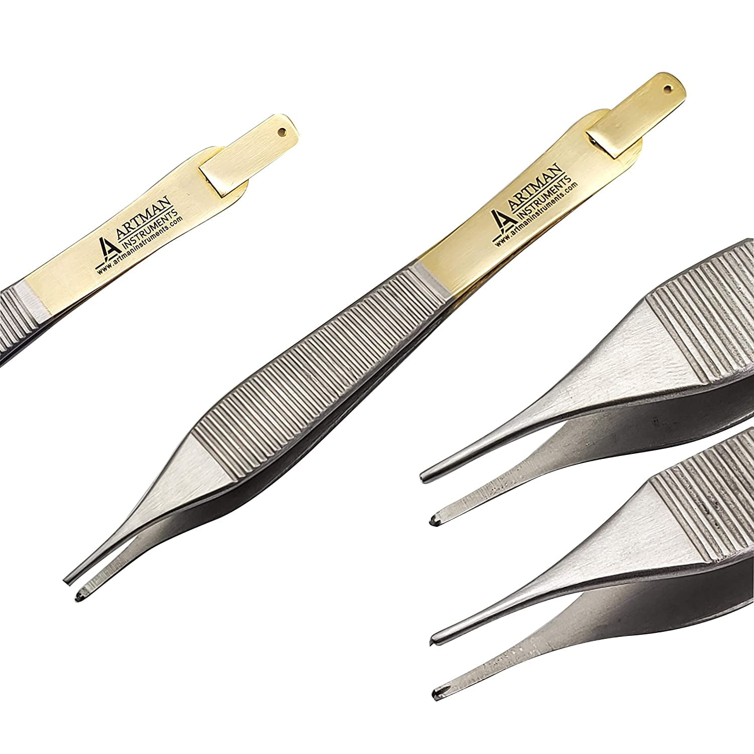 Adson Forceps Kocher with Skin Stopper at The Back Wise Linkers ...