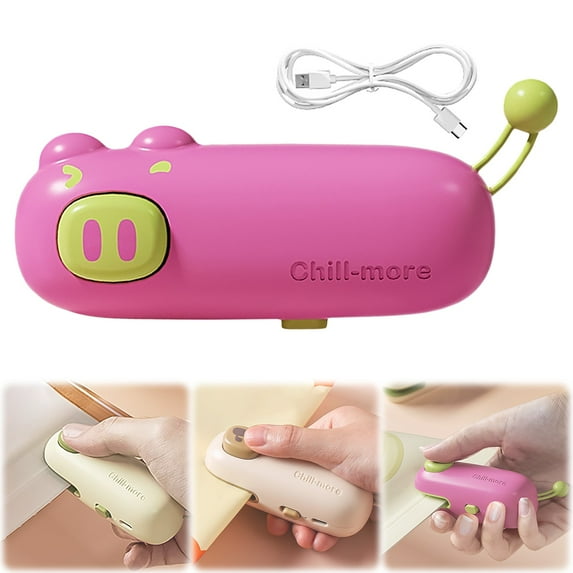Adsorbable Rechargeable Sealing Machine, USB-C Rechargeable Heat Seal ...