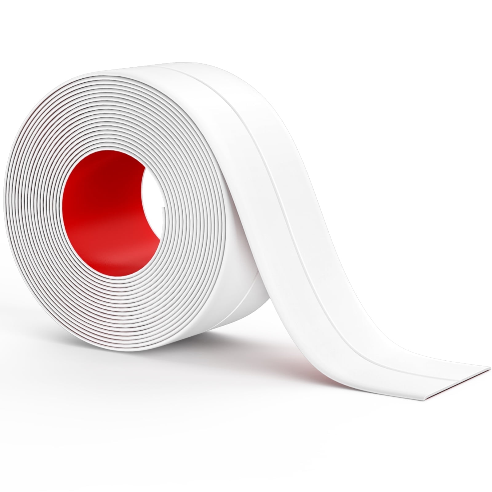 Adtefon White Caulk Tape for Bathroom Caulking Tape Shower, 1 Rolls x 1 ...