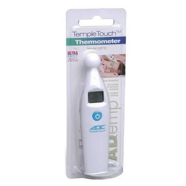 Adtemp Temporal Contact Thermometer, Handheld, Each # 427 - Walmart ...