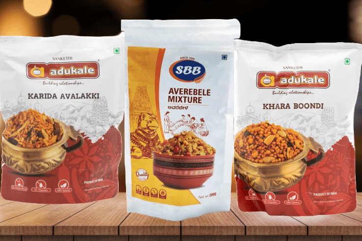 Grand Sweets and Snacks SBB Snacks Combo Pack C, Avarekalu and Khara ...