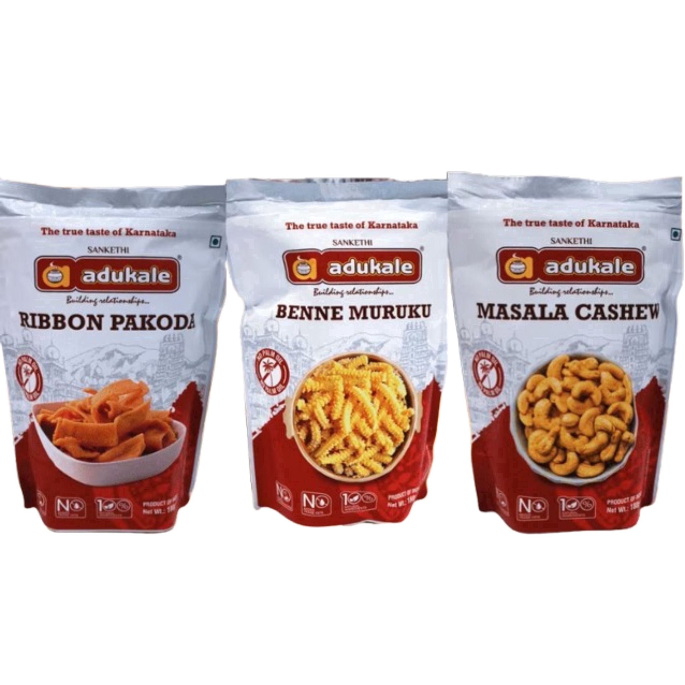 Shastha Foods Adukale Snacks Combo, Contains Tree Nuts, Masala Cashew ...